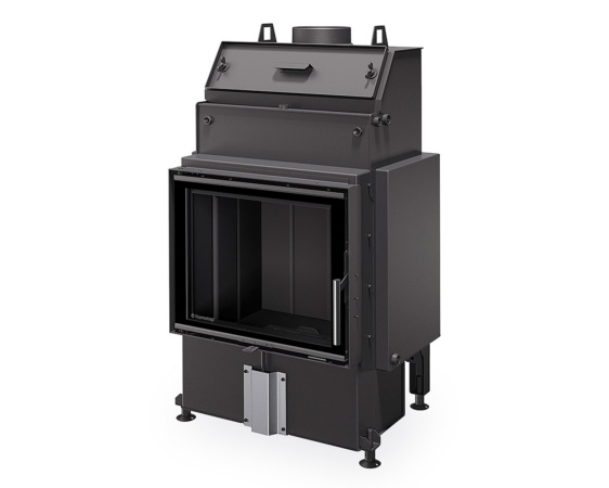 Chimenea de leña calefactora HEAT 59.50 H20 (Frontal)-HW4N06