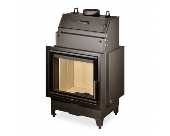 Chimenea de leña calefactora HEAT 59.50 H20 (Frontal)-HW2N01